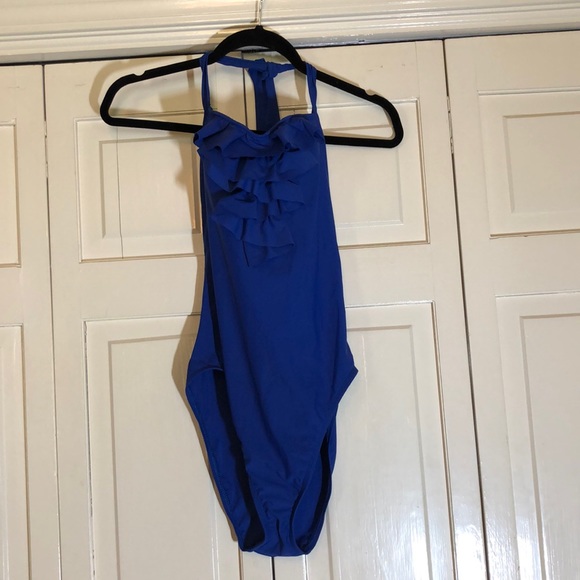 Talbots | Swim | Talbots Cobalt Blue One Piece Swimsuit Padded Bra With ...